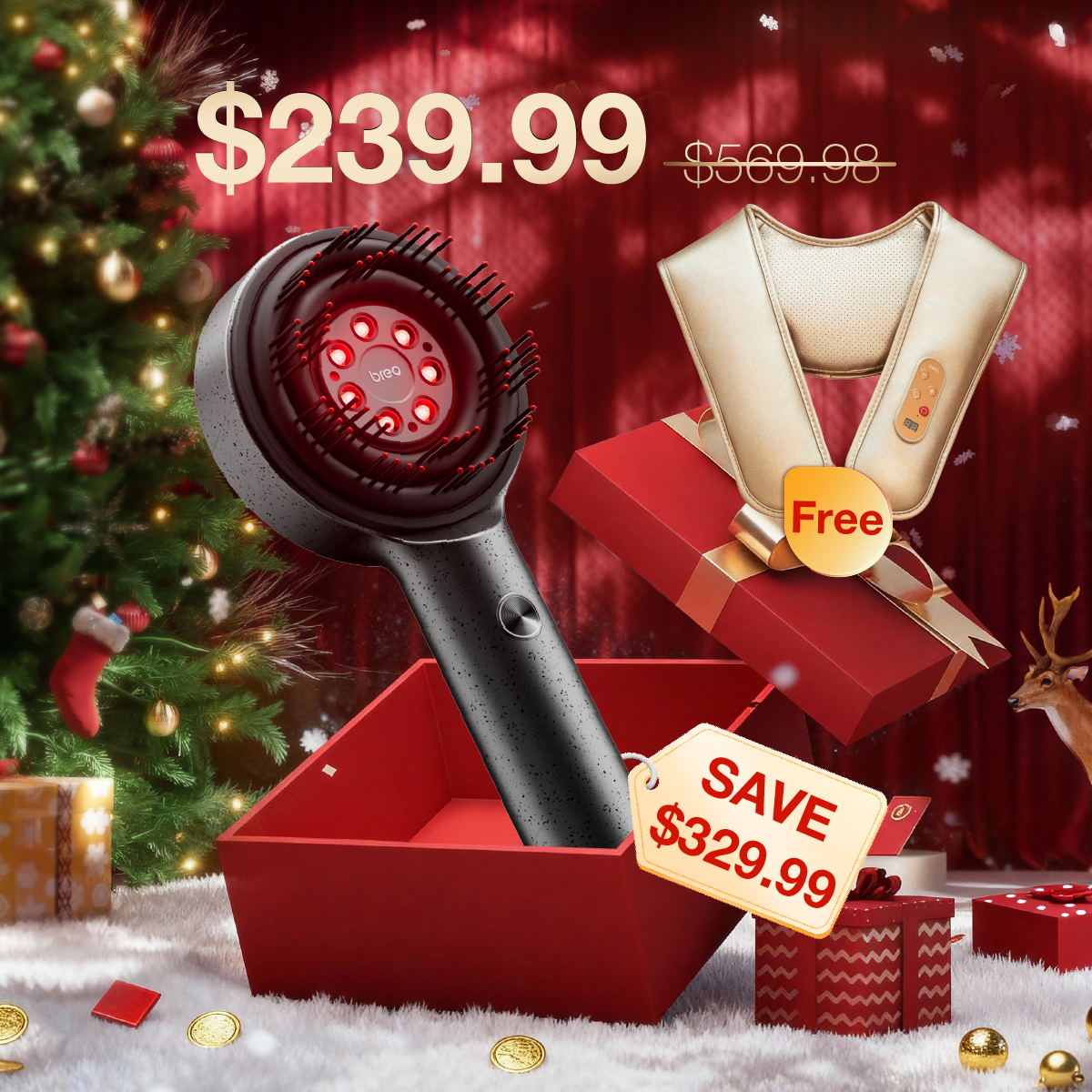 LumiHeal Pro Hair Growth Massager